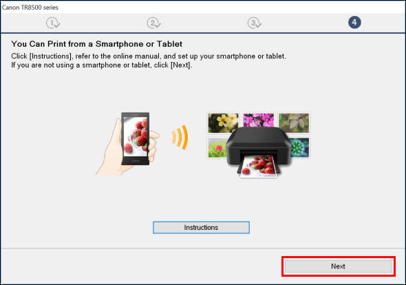 PIXMA TR8520 Wired Network Setup - Windows