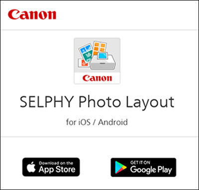Use SELPHY Photo Layout - CP1500
