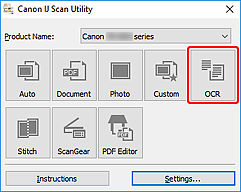 Extracting Text from Scanned Images (OCR) - G6020 - Windows