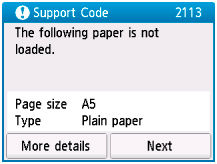 Paper Settings - TS6220