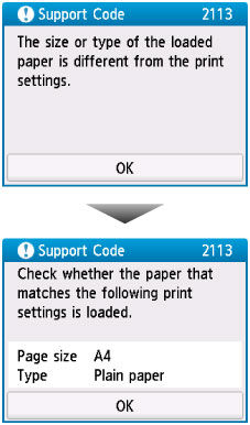 Support Code 2113 Appears - TR7520