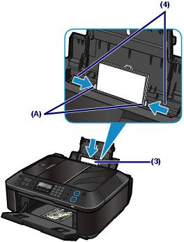 Loading paper in the MX410
