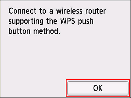 Connect the Printer to a Wireless Network via the WPS Push Button ...