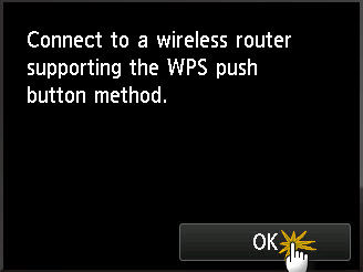 How to Connect the Printer to a Wireless LAN via the WPS Push Button ...