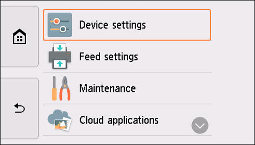Reset Settings - TS8320