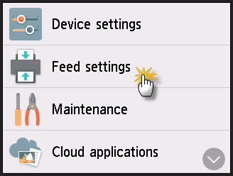 Feed Settings - TS6220