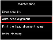 Aligning the Print Head - MG6820