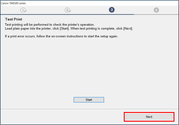 PIXMA TR8520 Wired Network Setup - Windows