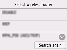 Manual Setup to Wireless Network - TS6220