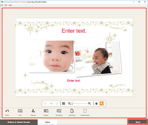 Create and Print Greeting Cards - Easy-PhotoPrint Editor