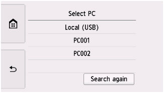 Forwarding Scanned Data to Computer Using Operation Panel - TS9520 ...