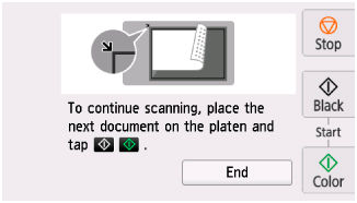 Forwarding Scanned Data to Computer Using Operation Panel - TS8220