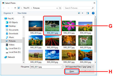 Printing Photos from a Computer - TS8320