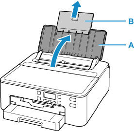 Loading Paper in the Rear Tray - TS702