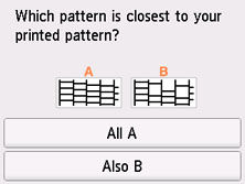 Print and Examine the Nozzle Check Pattern - GX2020