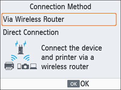 Connect the Printer to a Wireless Router - CP1500