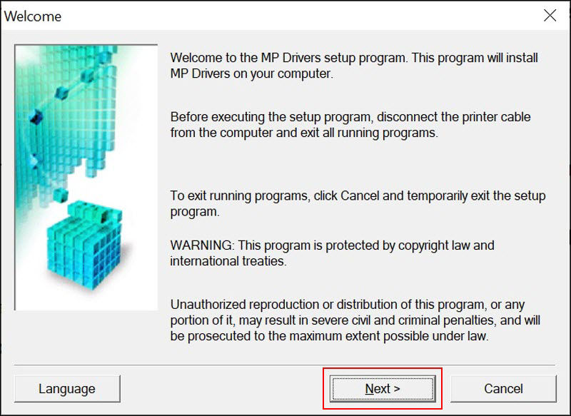 Set up the PIXMA MG3620 for use via USB - Windows (Standalone MP Drivers)