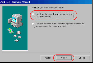 Installing the Printer Driver (USB) Win 98/Me-IC D Series