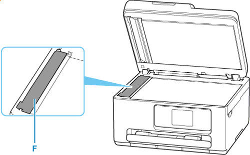 Clean the ADF (Auto Document Feeder) - TR7820
