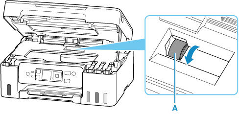 Clean the Paper Feed Roller from the Operation Panel - G3270