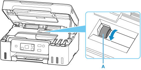 Clean the Paper Feed Roller from the Operation Panel - G2270