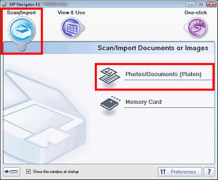 Scan With MP Navigator - MP240 / MP250 / MP270 (Windows)