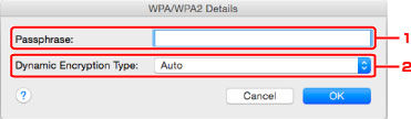 Changing WPA/WPA2 Detailed Settings (Mac)