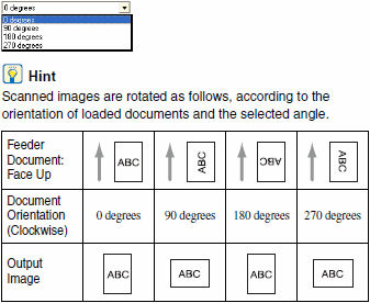 ISIS/TWAIN Driver Settings - Available options of the [Image processing ...