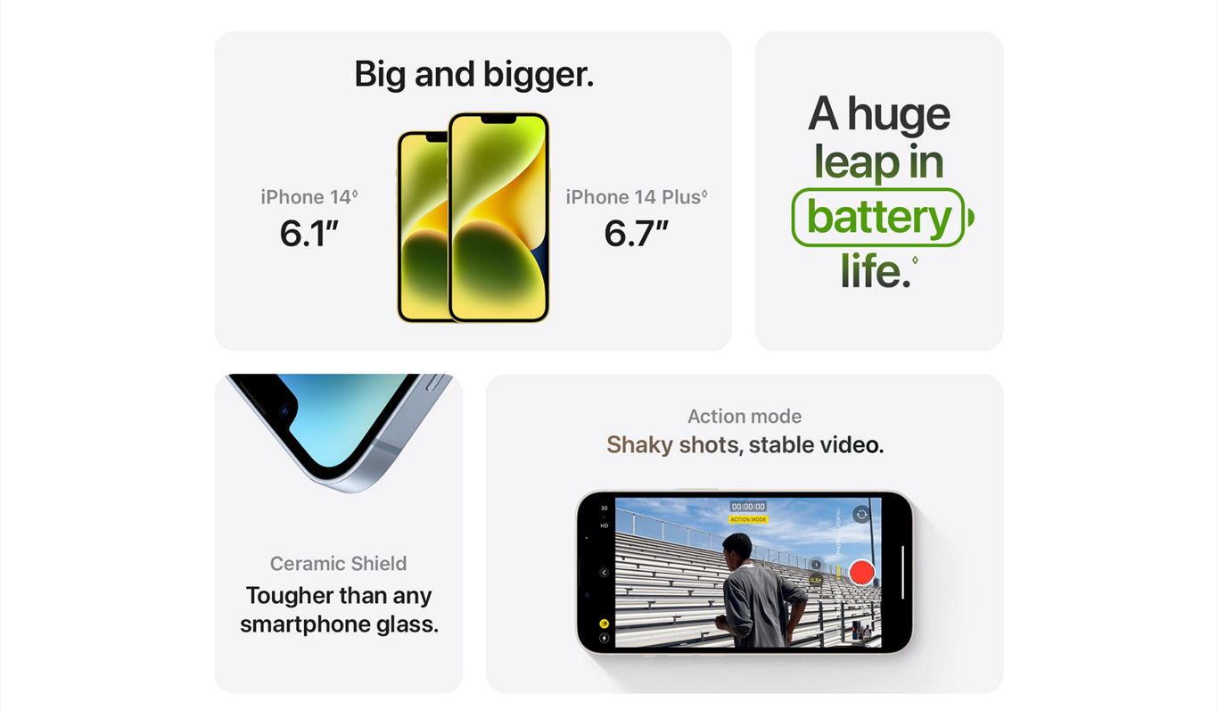 Apple iPhone 14: Deals, Colors, Sizes & Specs