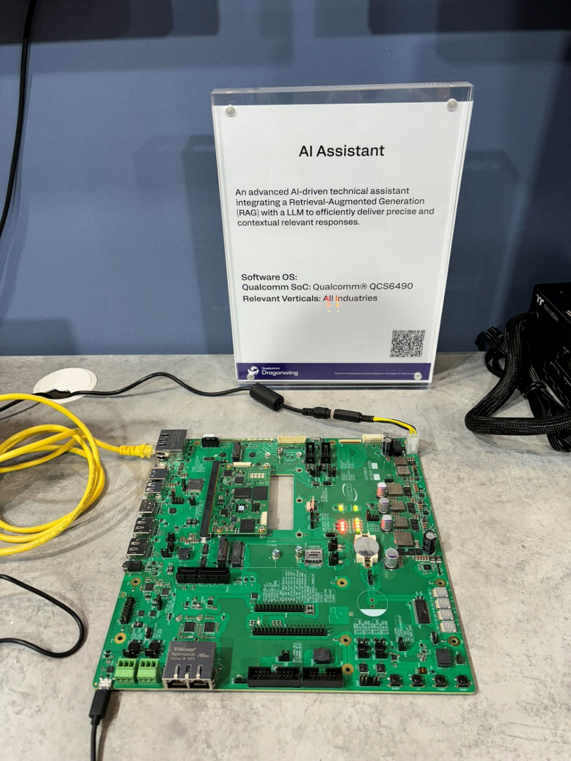 Local AI Assistant with LLM and RAG on Qualcomm Dragonwing