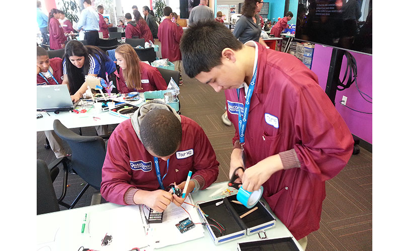 Qualcomm’s Thinkabit Lab Stormed by More than 30 Middle Schoolers ...