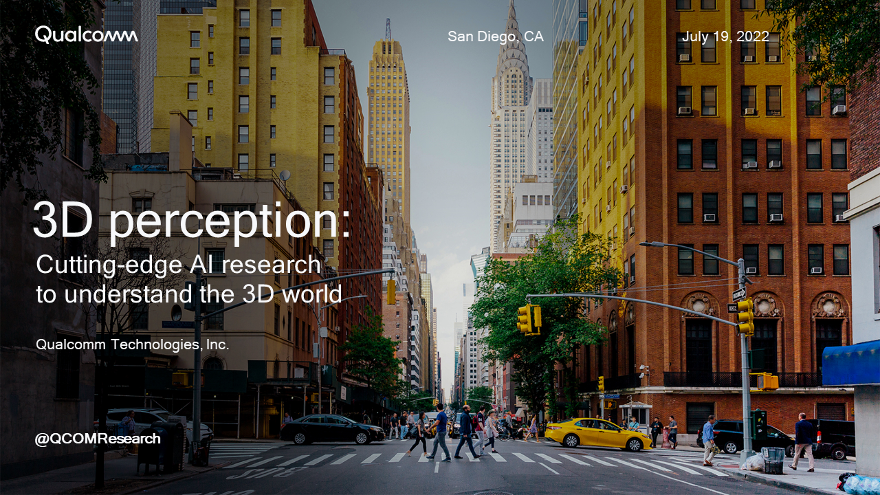 Enabling machines to efficiently perceive the world in 3D with AI