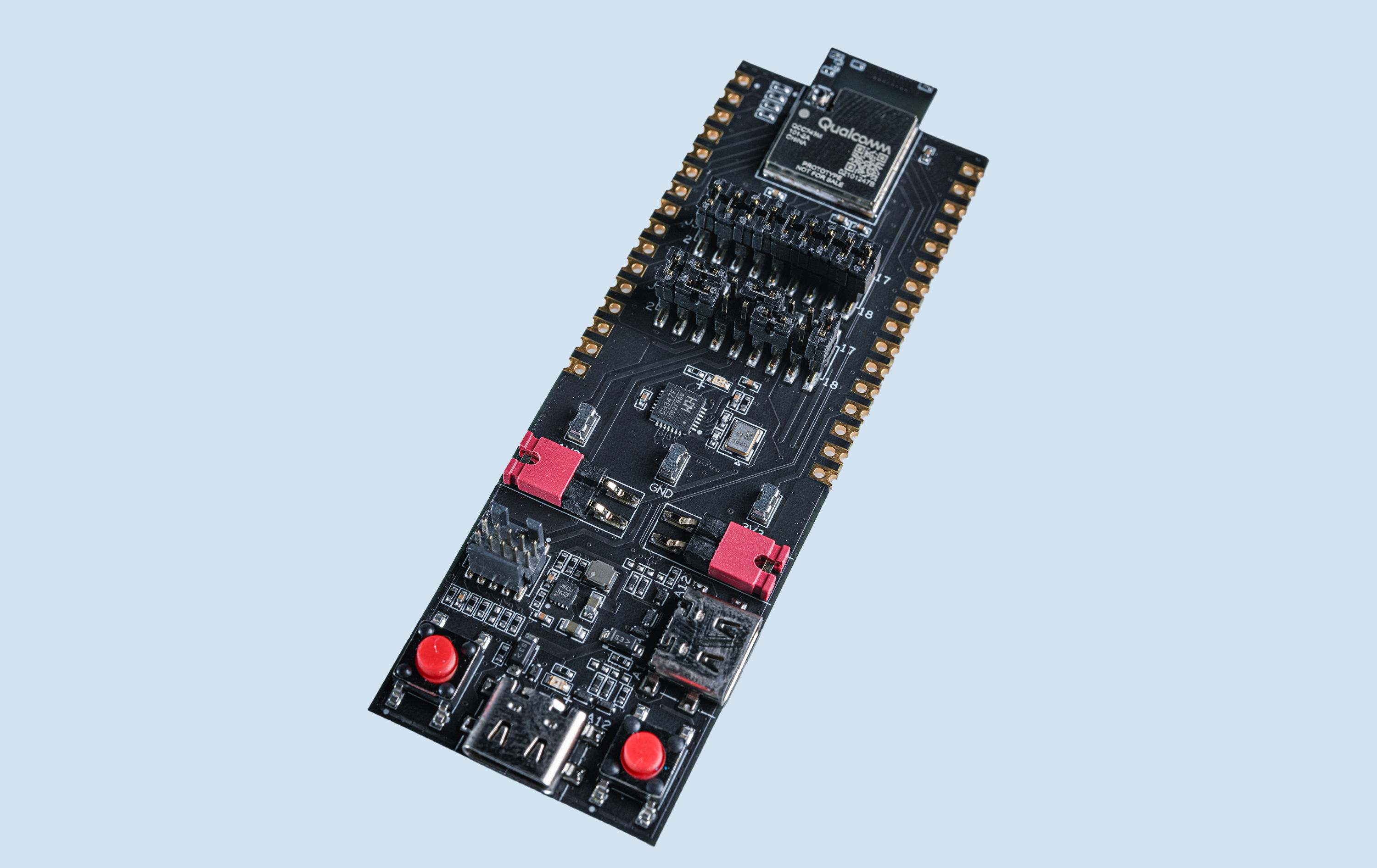 Qualcomm QCC74xM EVKs for multi-connectivity applications.