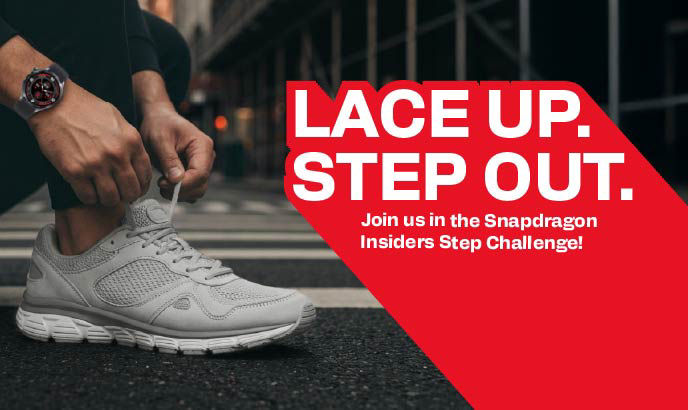 Join the Snapdragon Insiders New Year Step Challenge