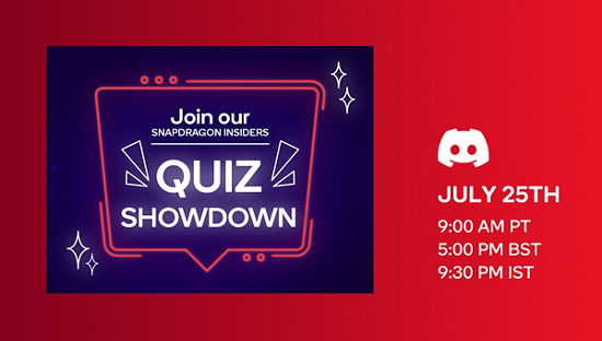 Snapdragon Insiders Quiz Showdown: Where Tech Meets Trivia!