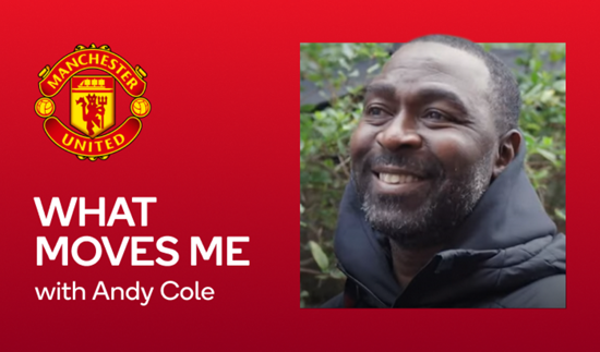 What moves Manchester United legend Andy Cole? See for yourself.