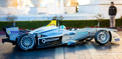 Formula E Car Makes its Public Debut in Sin City [VIDEO] | Qualcomm