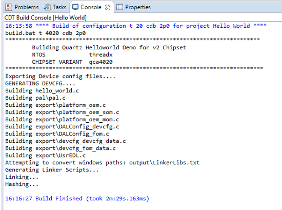 Hello World w/ QCA4020 Dev Kit