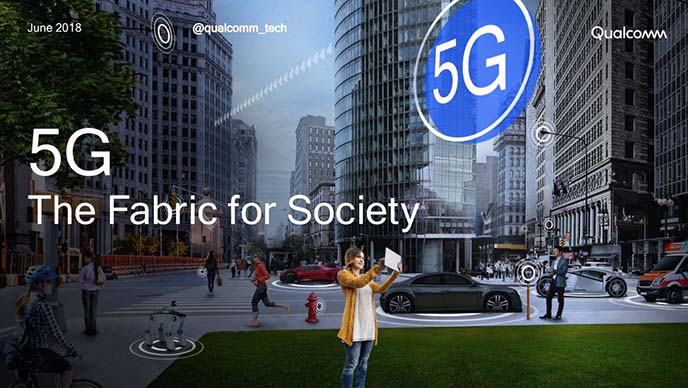 How can the fabric of a simple dress be part of our 5G vision?