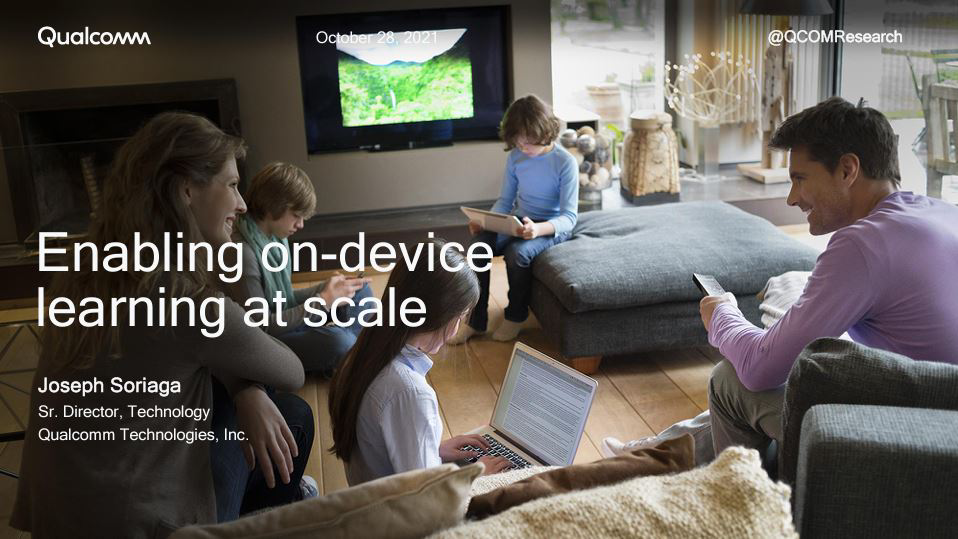 Enabling on-device learning at scale