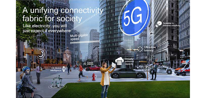 How can the fabric of a simple dress be part of our 5G vision?