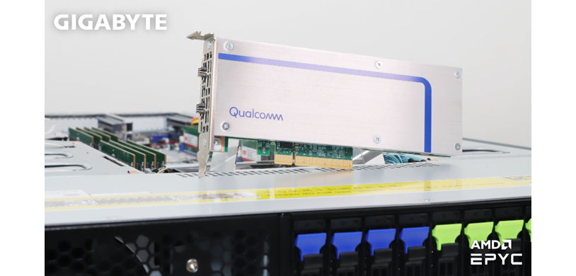 Qualcomm Cloud AI 100, AMD EPYC 7003 Series Processor, and Gigabyte ...