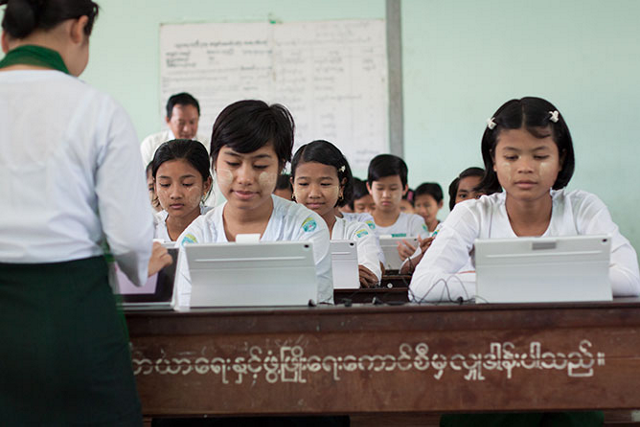 Helping marginalized girls in Myanmar leapfrog to a 21st century ...