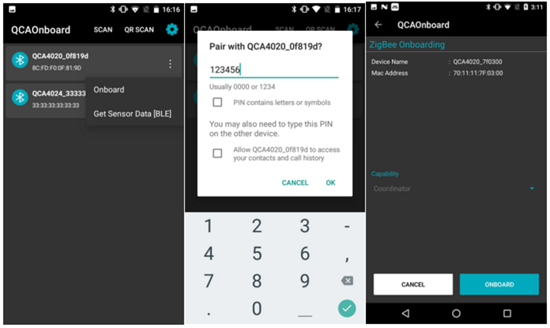 QCA402x Onboard with Cloud Mode
