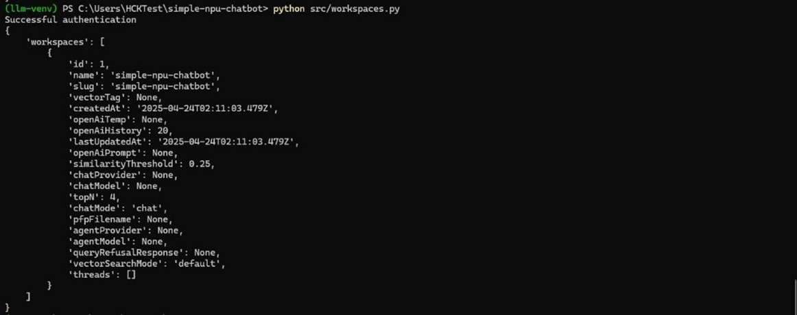 Build a Simple NPU Chatbot