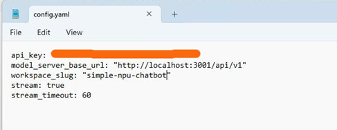 Build a Simple NPU Chatbot
