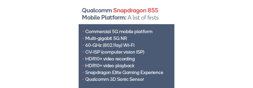 Snapdragon 855: The premier mobile platform for a new decade of 5G, AI ...