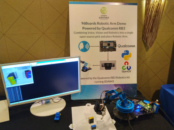 Build a seeing, hearing robotic arm with the Qualcomm Robotics RB3 ...