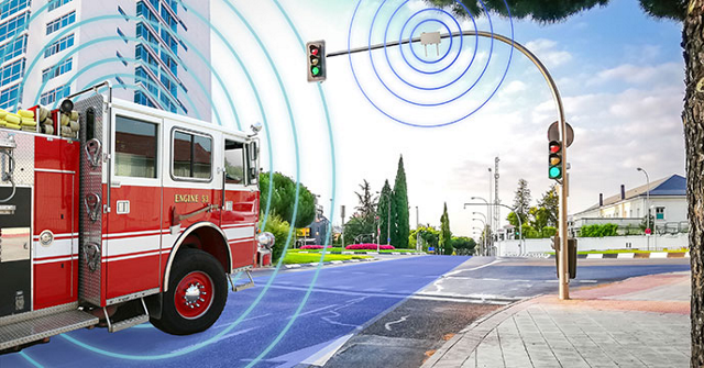 The emergence of C-V2X products provides direct V2I benefits