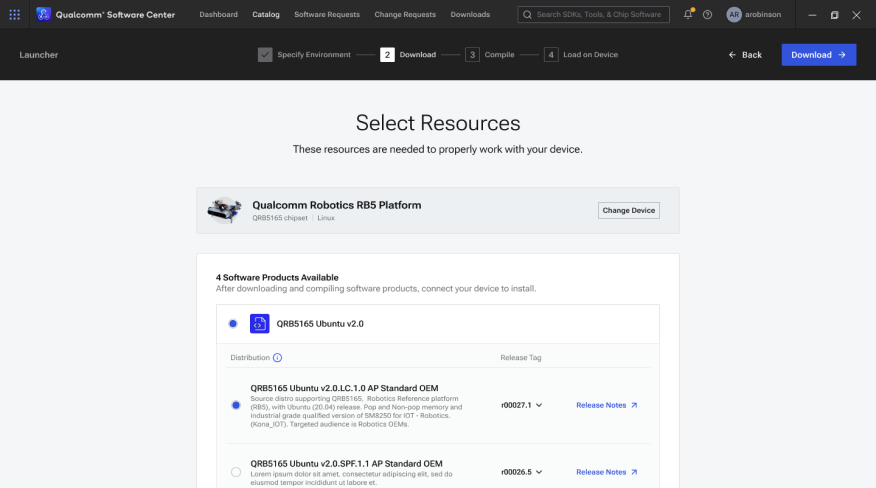 Qualcomm Software Center